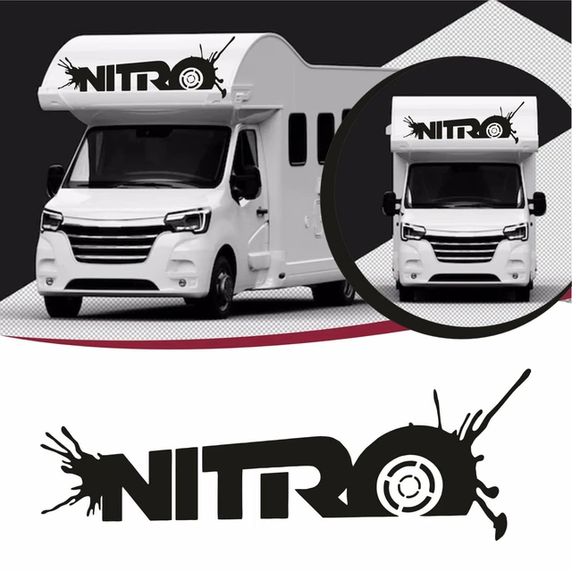 NITRO AUTOCOLLANT , camping car stickers, camping car autocollant, idée ...