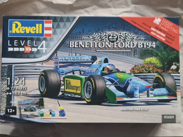REVELL GIFT SET Benetton Ford B194 "25th Anniversary" Model Kit 05689 ...