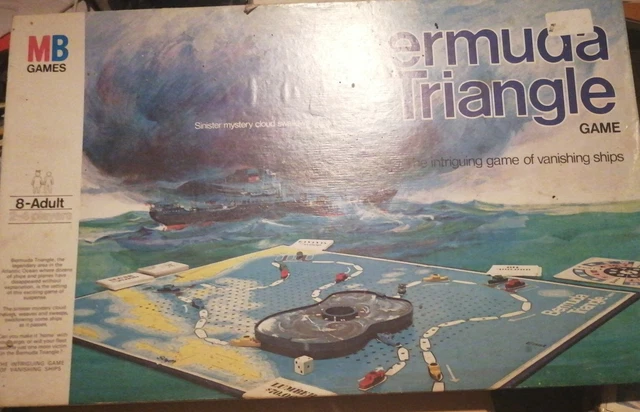 BERMUDA TRIANGLE BOARD Game by MB Games 1976 Retro Vintage Board Games ...
