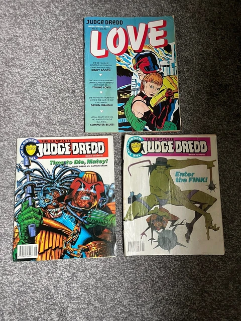 COMPLETE JUDGE DREDD 18 and 19 and Judge Dredd Mega Special 6 £4.37 ...
