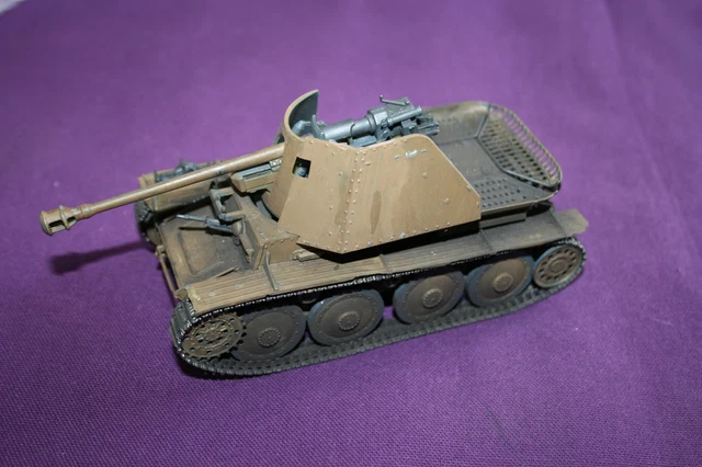 ITALERI MARDER III SPG built 1:35 scale model for parts, spares or ...