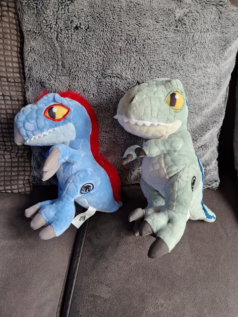 JURASSIC WORLD CAMP Cretaceous Blue Raptor Therizinosaurus Dinosaurs ...