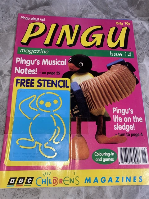 PINGU MAGAZINE ISSUE 14- BBC Children's Magazines - Vintage 90's £16.31 ...