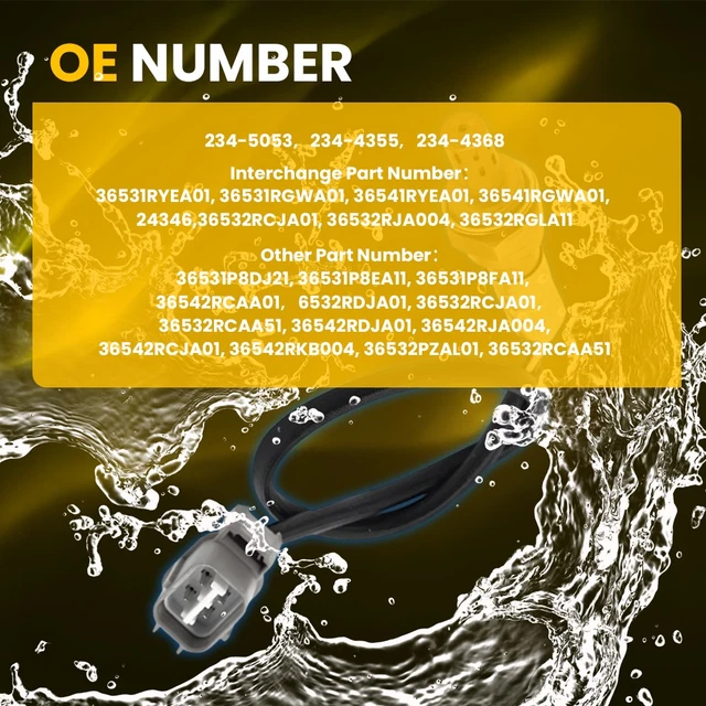 OXYGEN O2 SENSOR Up&Downstream For 2007 2008 2009 2010 Honda Odyssey ...