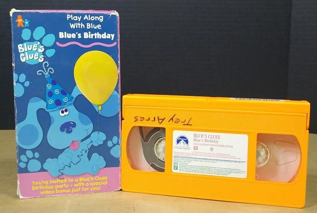 NICK JR BLUE Clues VHS Blue’s Birthday Nickelodeon EUR 4,37 - PicClick DE
