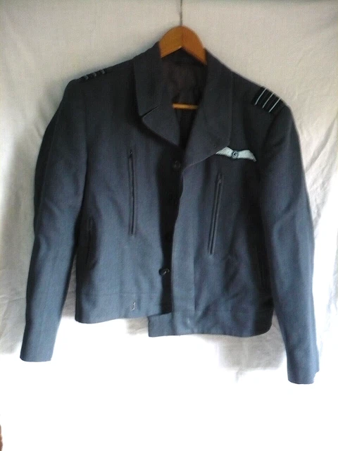 VINTAGE RAF, AIR Cadets, Glider Pilots Tunic, Jacket, Size 4, Wing ...