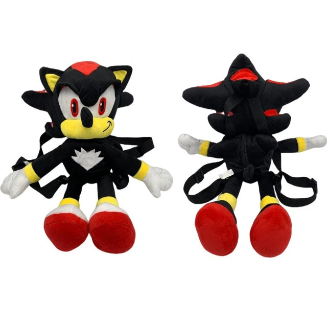 SONIC THE HEDGEHOG Shadow Plush Backpack Black 20" inches New £18.99 ...