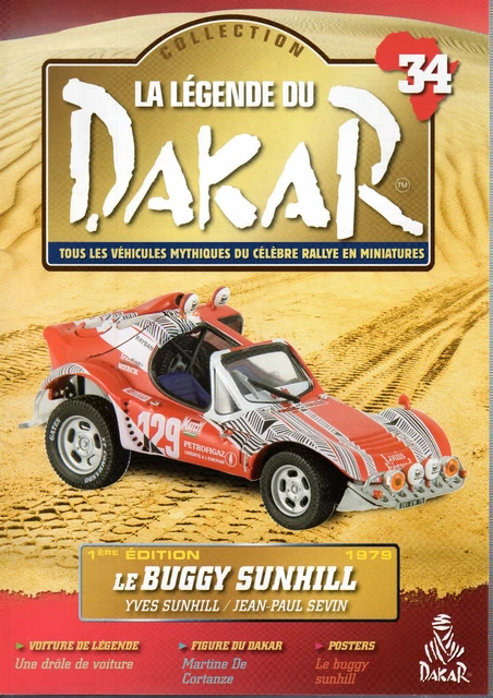ISSUE N°34 LEGEND Of Paris Dakar Buggy Sunhill 1979 Yves Sunhill Sevin ...