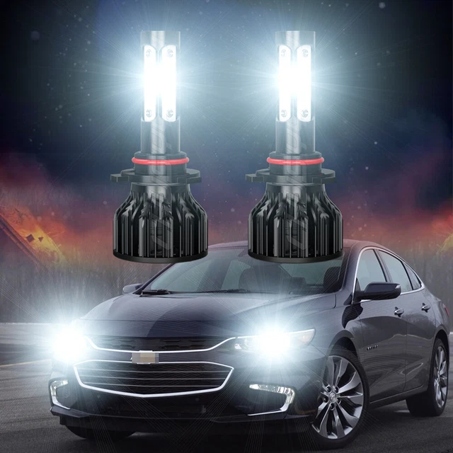 FOR CHEVY MALIBU 2016-2018 - 2PC 6000k LED Headlights Bulbs High/Low ...