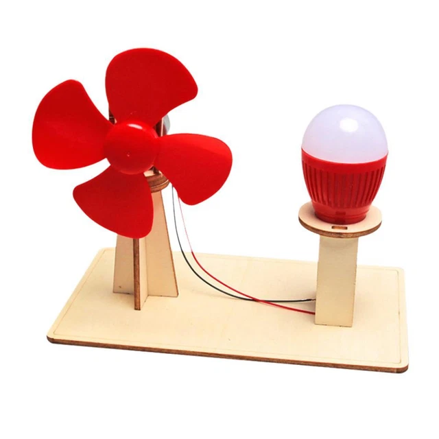 SCIENTIFIC EXPERIMENT DIY wind power generation model Teaching aidξ& £4 ...