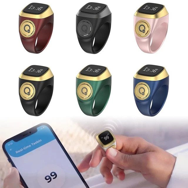 ZIKR RING DESIGNED for Daily Prayer Reminders and Tasbih Counting Needs ...