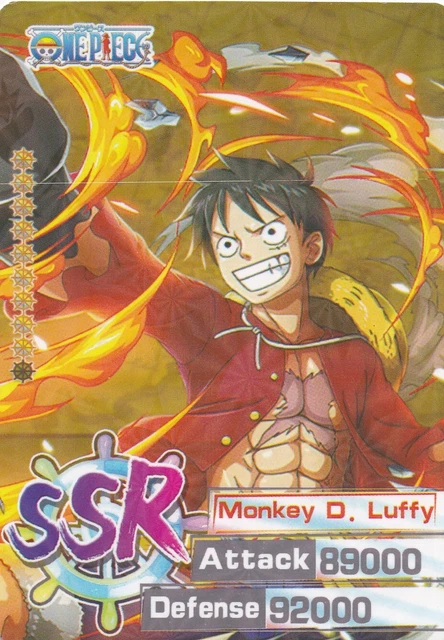 CARD ONE PIECE - Monkey D. Luffy - SSR - cinese EUR 1,00 - PicClick IT