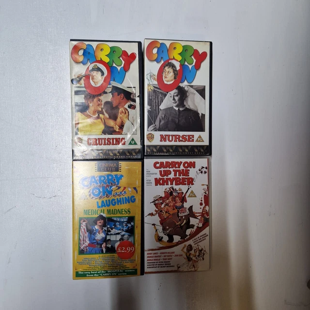 CARRY ON VHS Films Job Lot Bundle £12.00 - PicClick UK