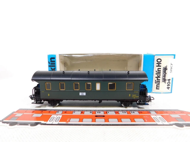 DO323-0, 5 #MÄRKLIN H0 AC 4104 Passenger Car Thunder Box BCI SNCF Very ...