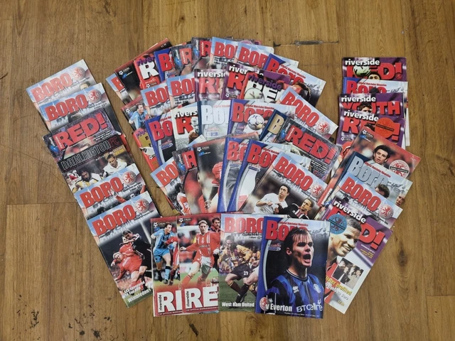 BORO (MIDDLESBROUGH FC) Football Programes X48 Various £15.00 - PicClick UK