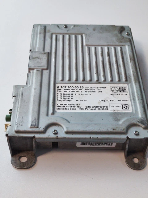 ORIGINAL MERCEDES BENZ W167 ECU Control Unit £372.55 - PicClick UK