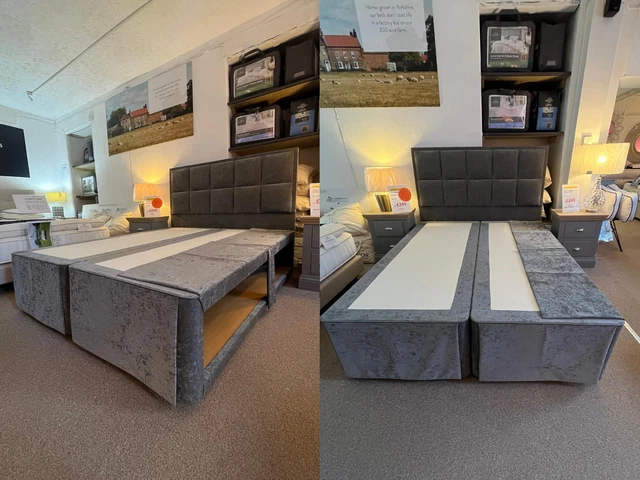 HYPNOS KING SIZE Hideaway Base with Alexandra Headboard - Delivery ...