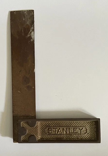 VINTAGE STANLEY ALL Steel Carpenter’s Try Square 6” $10.85 - PicClick