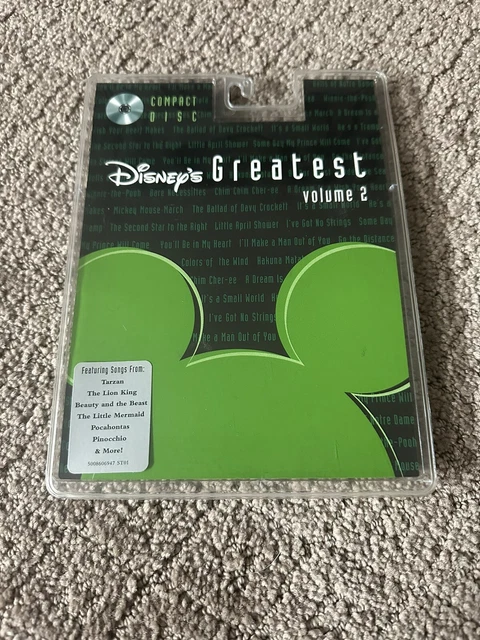 DISNEY’S GREATEST HITS Vol. 2 CD 2001 Rare Blister Packaging $41.47 ...