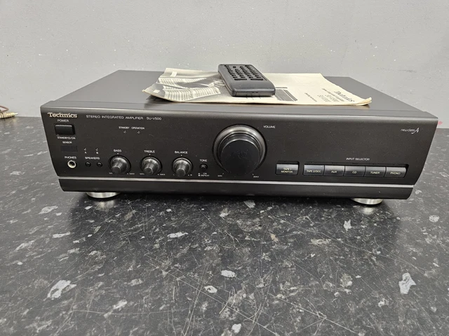 TECHNICS SU-V500 STEREO Integrated Amplifier New Class A With Remote £ ...