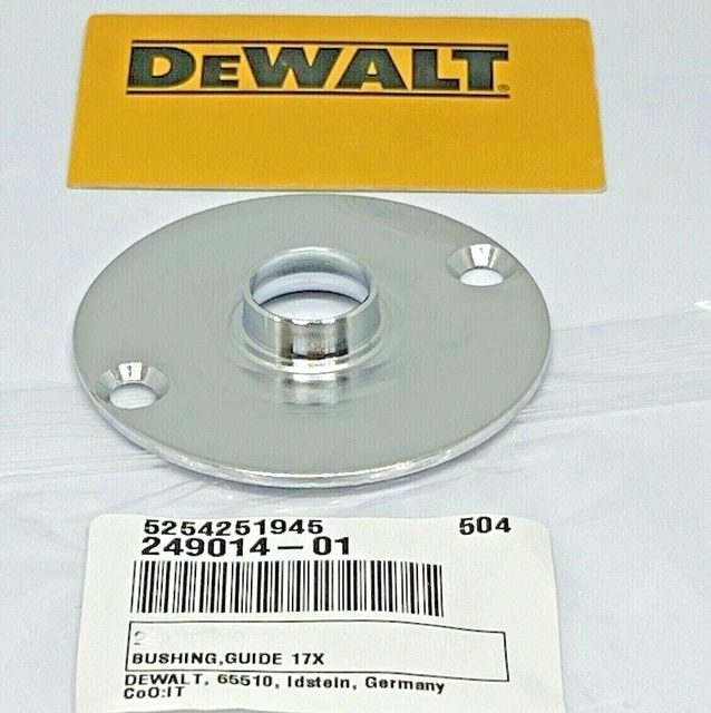 ORIGINAL DEWALT 17 Mm Routerführung Buchse Dcw604 D26204 Dw615 & Elu ...