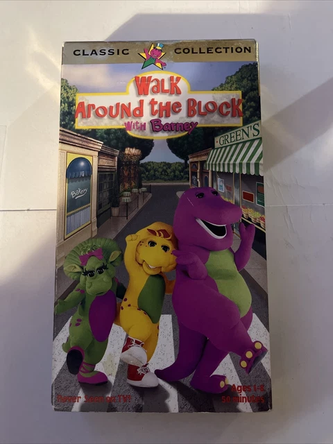 WALK AROUND THE Block with Barney VHS Video Tape Never on TV Classic ...