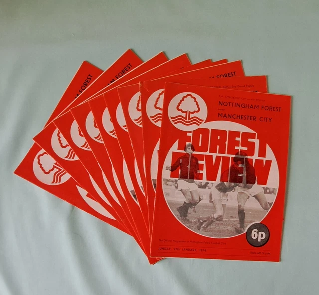 14 X 1973-74 Nottingham Forest Home Collectable Football Programmes £10.78 - PicClick UK