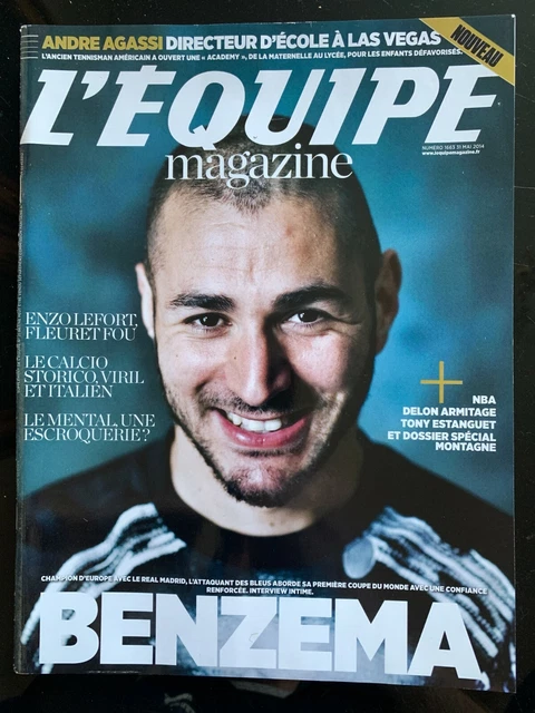 L'EQUIPE MAGAZINE 31/05/2014; Entretien Karim Benzema/ Enzo Lefort ...