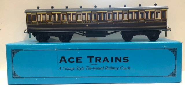 7MM/O ACE TRAINS Coarse Scale Gwr Suburban Full Third Coach £94.99 ...