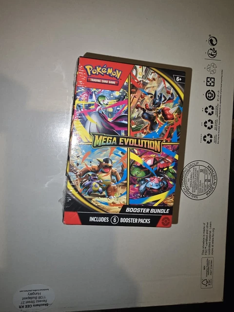 POKÉMON TCG MEGA Evolutions Booster Bundle 6 Booster Packs New&Sealed £ ...
