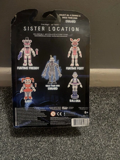 FNAF FIVE NIGHTS At Freddy Funtime Ennard Sister Location Action Figure ...