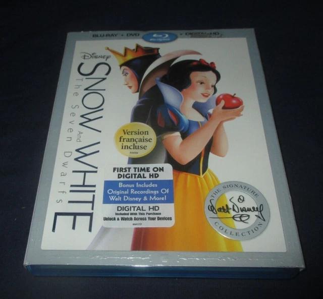 SNOW WHITE & The Seven Dwarfs (Blu-ray/DVD, 2016, 2-Disc Set) w ...