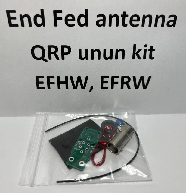 END FED HALF-WAVE (EFHW) antenna unun kit, (EFRW) End Fed Random QRP by ...