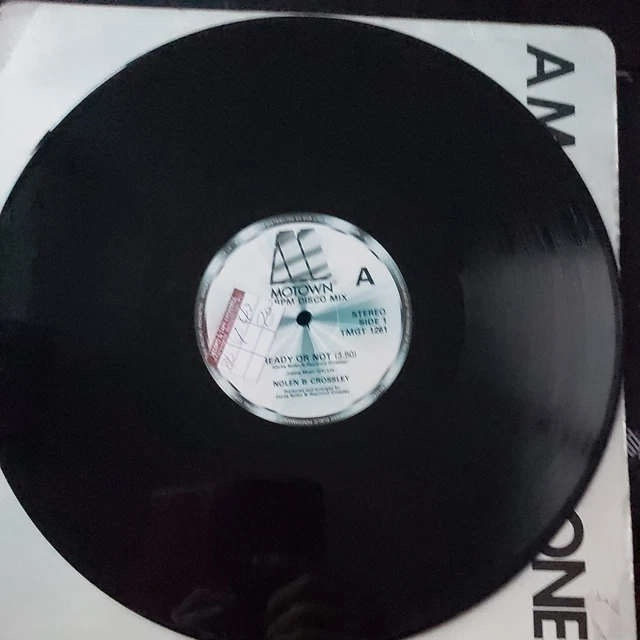 NOLEN & CROSSLEY - Ready Or Not /Place in my heart 12inch single Mint ...