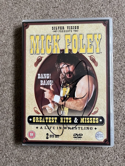 ‘SIGNED’ WWF WWE ECW Mick Foleys Greatest Hits & Misses DVD £14.99 ...