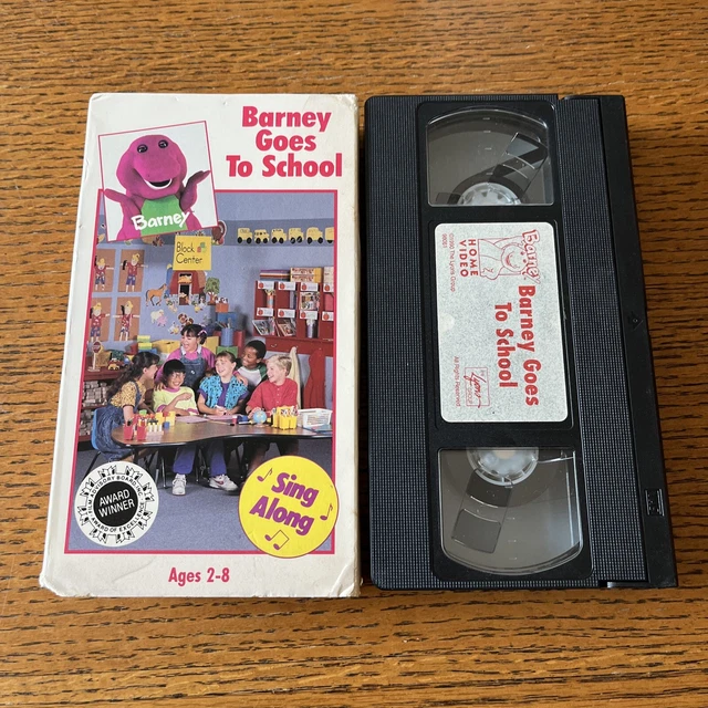 BARNEY - BARNEY Goes to School (VHS, "classic £7.58 - PicClick UK