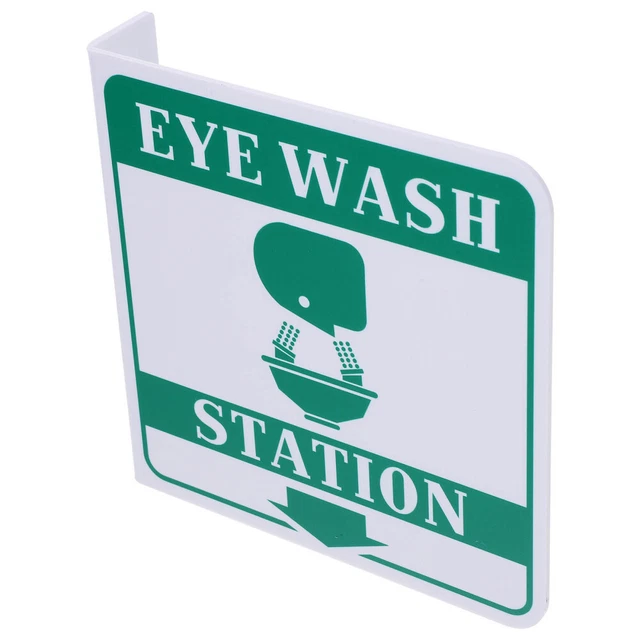 SIGN WARNING EYE Wash Sign Eye Decal for Sign School Factory £8.73 ...