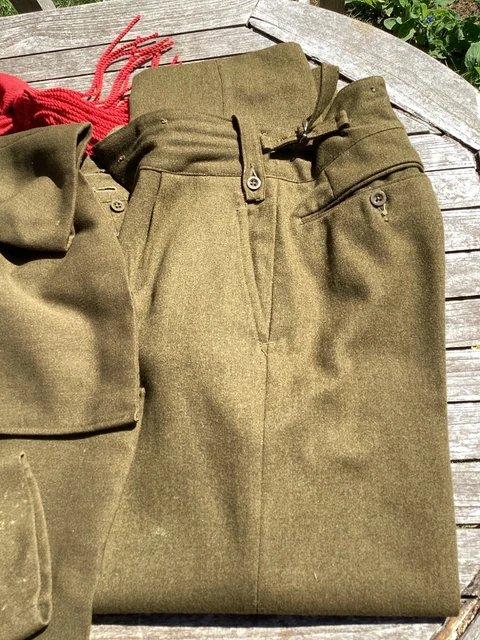 VINTAGE ORIGINAL POST ww2 OX & Bucks officers full uniform , British ...