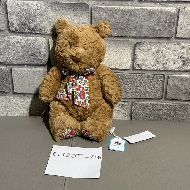 JELLYCAT X LIBERTY London Exclusive Liberty Danjo Bartholomew Bear with ...