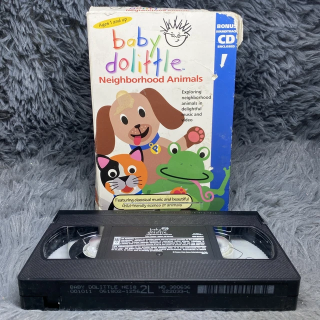 BABY EINSTEIN - Baby Dolittle Neighborhood Animals VHS 2001 Children’s ...