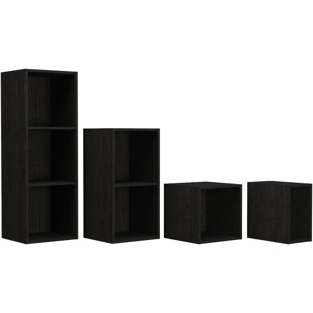 VINYL LP MUSIC Record Storage Box Cube 12" Cabinet Case Unit Rack ...