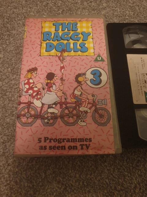 THE RAGGY DOLLS Vol 3 VHS Video Tape / TV Cartoon - Kids - Vintage £4. ...