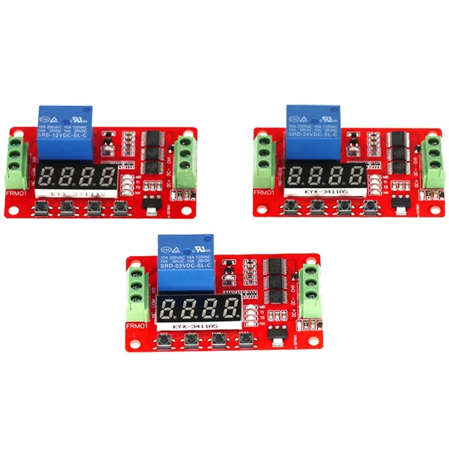 DC 5V 12V 24V 1 Channel Relay Module FRM01 Multifunction Relay Loop Delay Relay £8.29 - PicClick UK