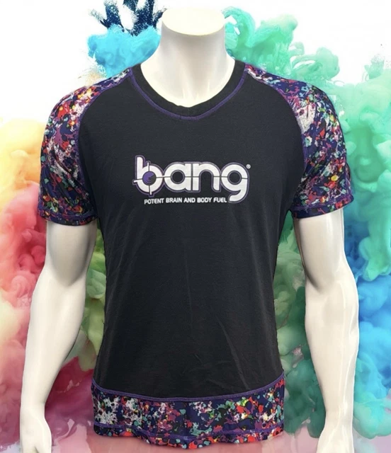 BANG ENERGY DRINK Potent Brain and Body Fuel Black Graffiti Graphic ...