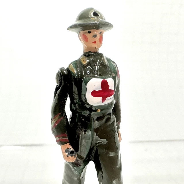 VINTAGE WW1 BRITAINS Medic Royal Medical Corps Military Painted Lead ...