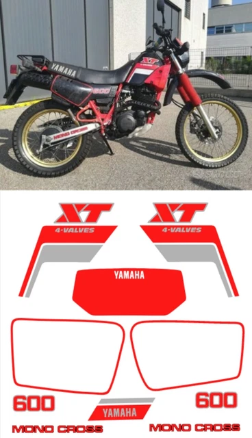 YAMAHA XT 600 43F BLACK Stickers Decals Cross Enduro Complete £54.91 ...