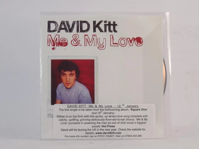 DAVID KITT ME AND MY LOVE (E34) 2 pistes CD promotionnelle pochette ...