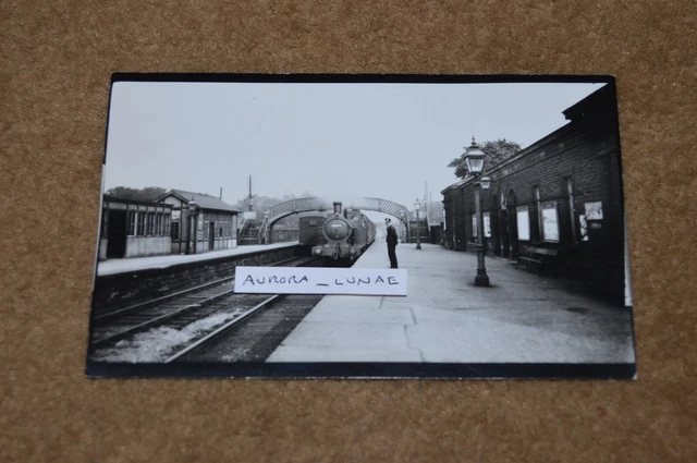 GUISELEY RAILWAY STATION vintage 1950s photograph nr Shipley Otley £4. ...