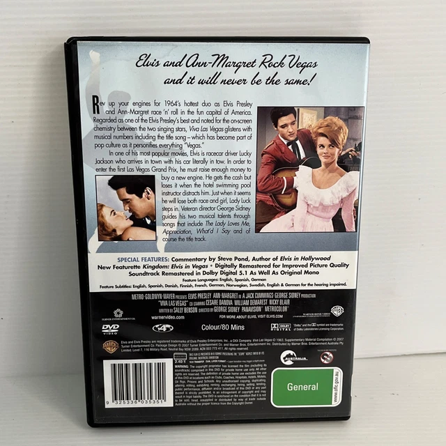ELVIS VIVA LAS Vegas DVD Deluxe Edition Elvis Presley $8.00 - PicClick AU
