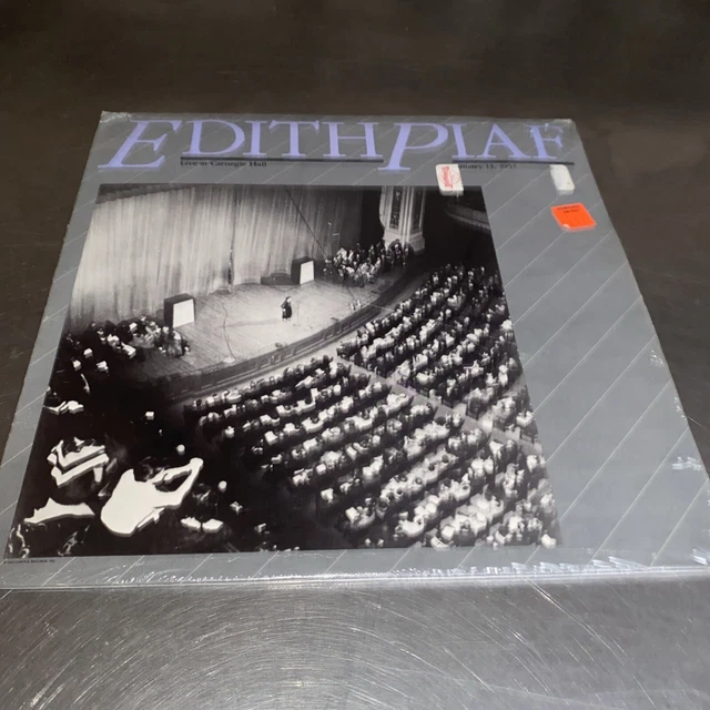 EDITH PIAF LIVE At Carnegie Hall LP Capitol Records STBO-12384 EUR 35 ... EDITH PIAF LIVE At Carnegie Hall LP Capitol Records STBO-12384 EUR 35 ...